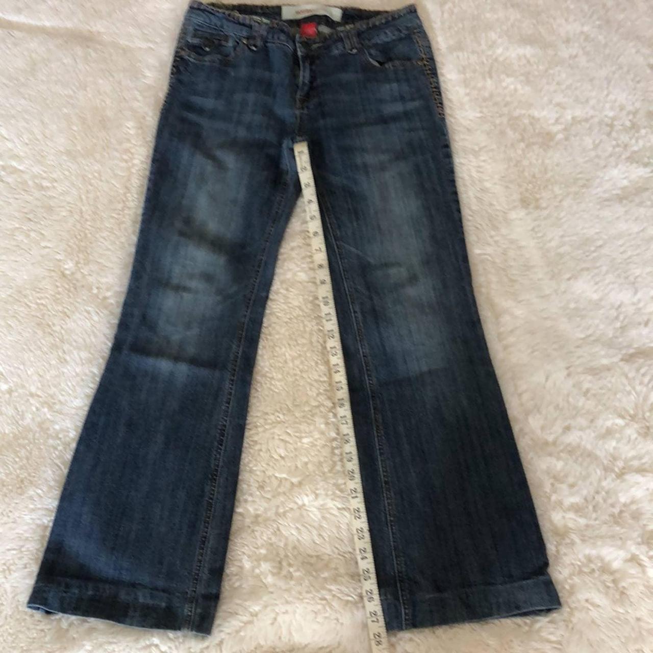 Mossimo Denim SIZE 7 COOL POCKETS, see pics Bootcut... - Depop
