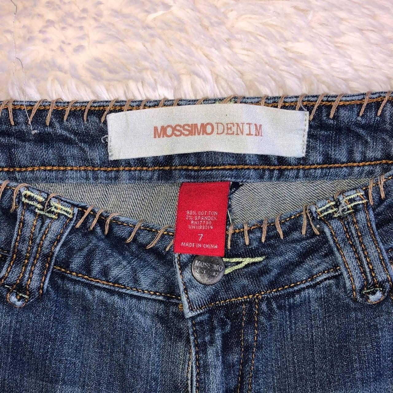 Mossimo Denim SIZE 7 COOL POCKETS, see pics Bootcut... - Depop
