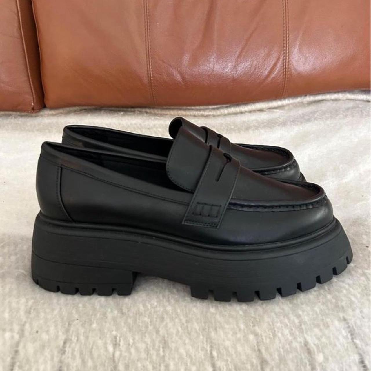 chunky platform loafers. brand new from asos, never... - Depop