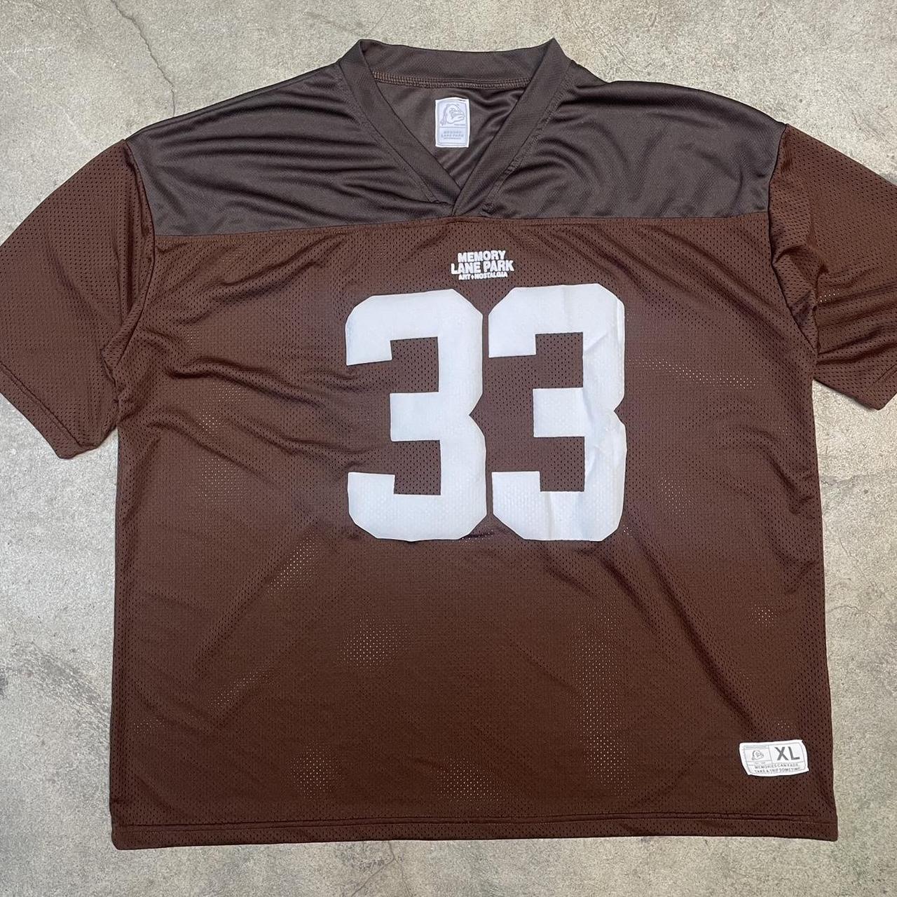 Brown memory street lane XL mesh football American... - Depop