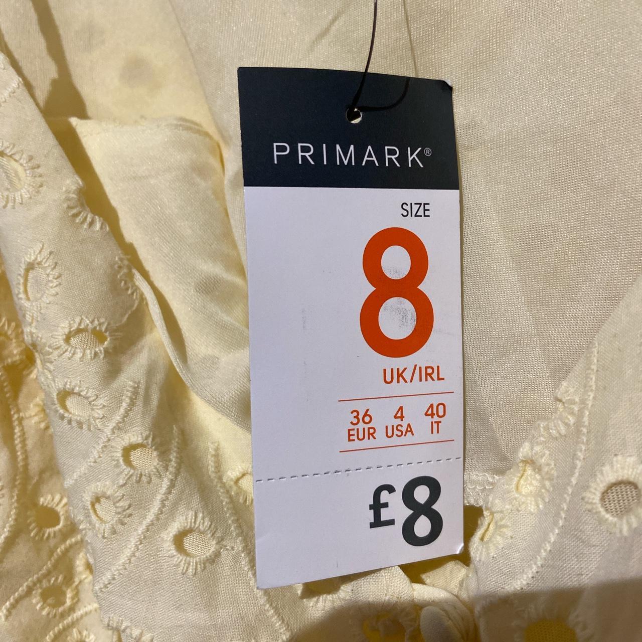 Pastel yellow primark spaghetti strap top. New with... - Depop