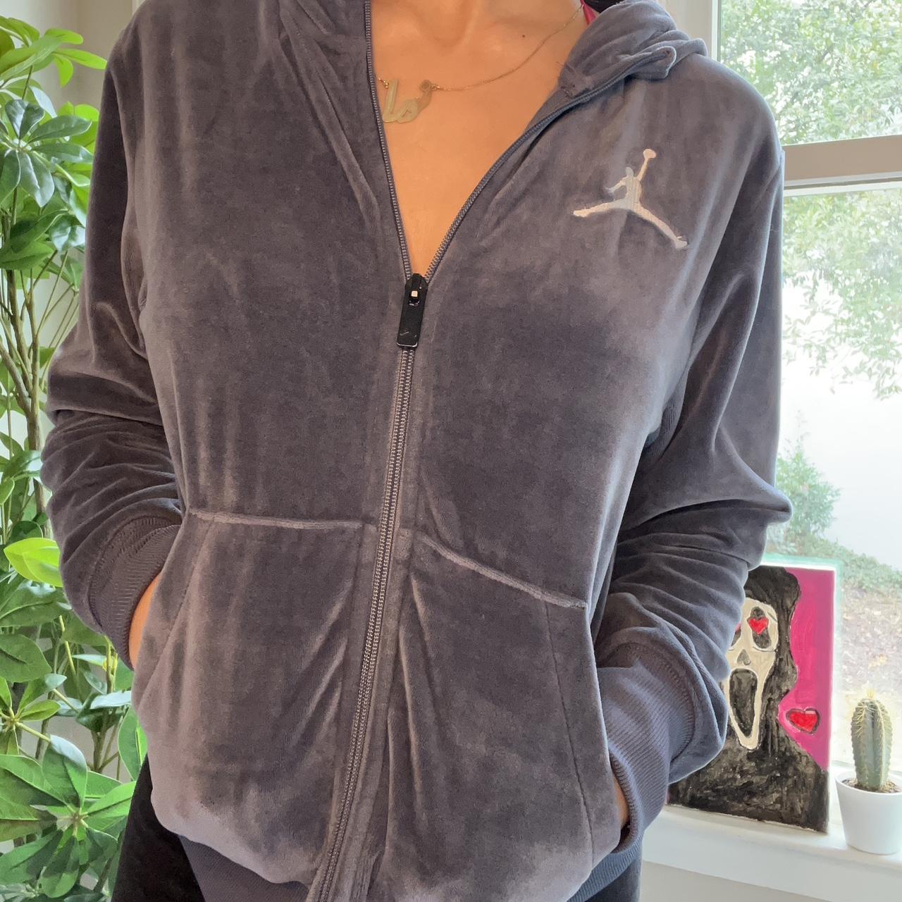 Jordan Women's Blue Jacket | Depop