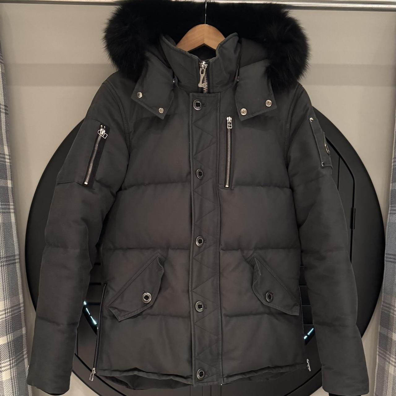 Moose knuckles 3Q jacket in grey Excellent... - Depop