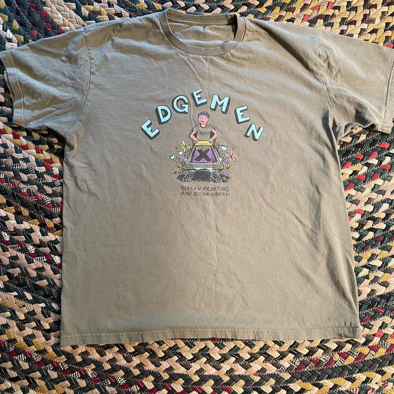 Edgemen Screenprinting shirt collab with Joeys... - Depop