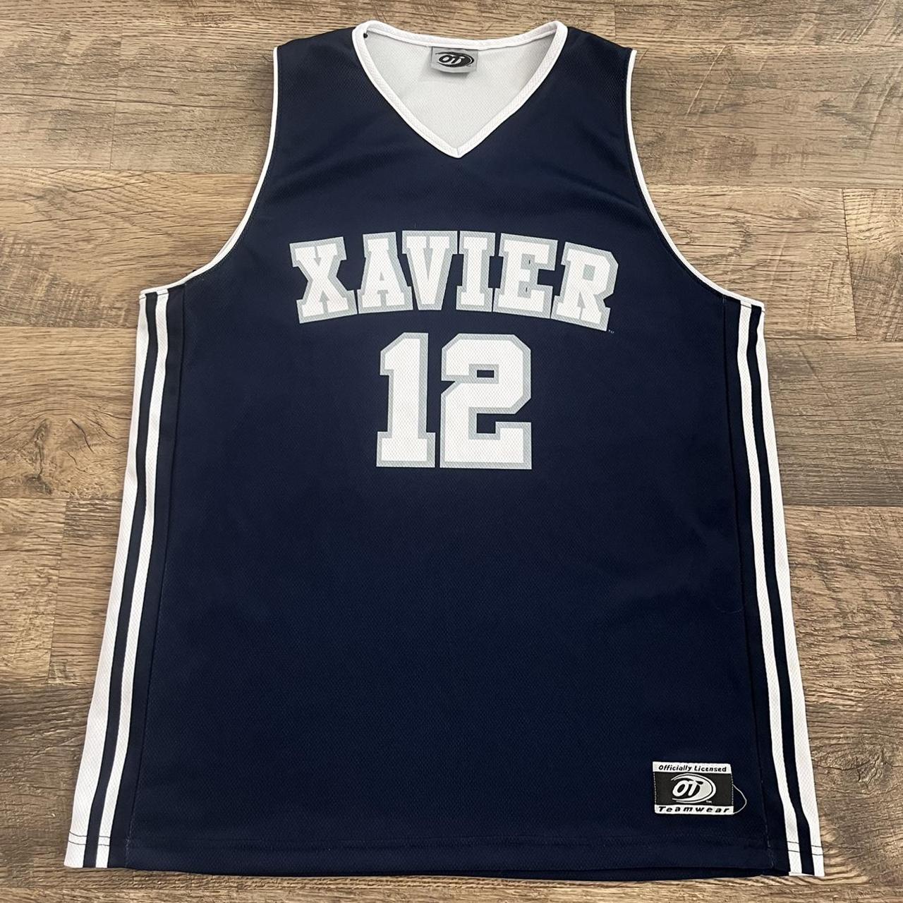Vintage Xavier University Basketball Jersey Size XL - Depop