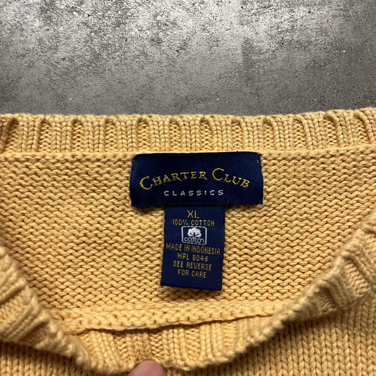 Vintage yellow cropped sweater size... | Depop