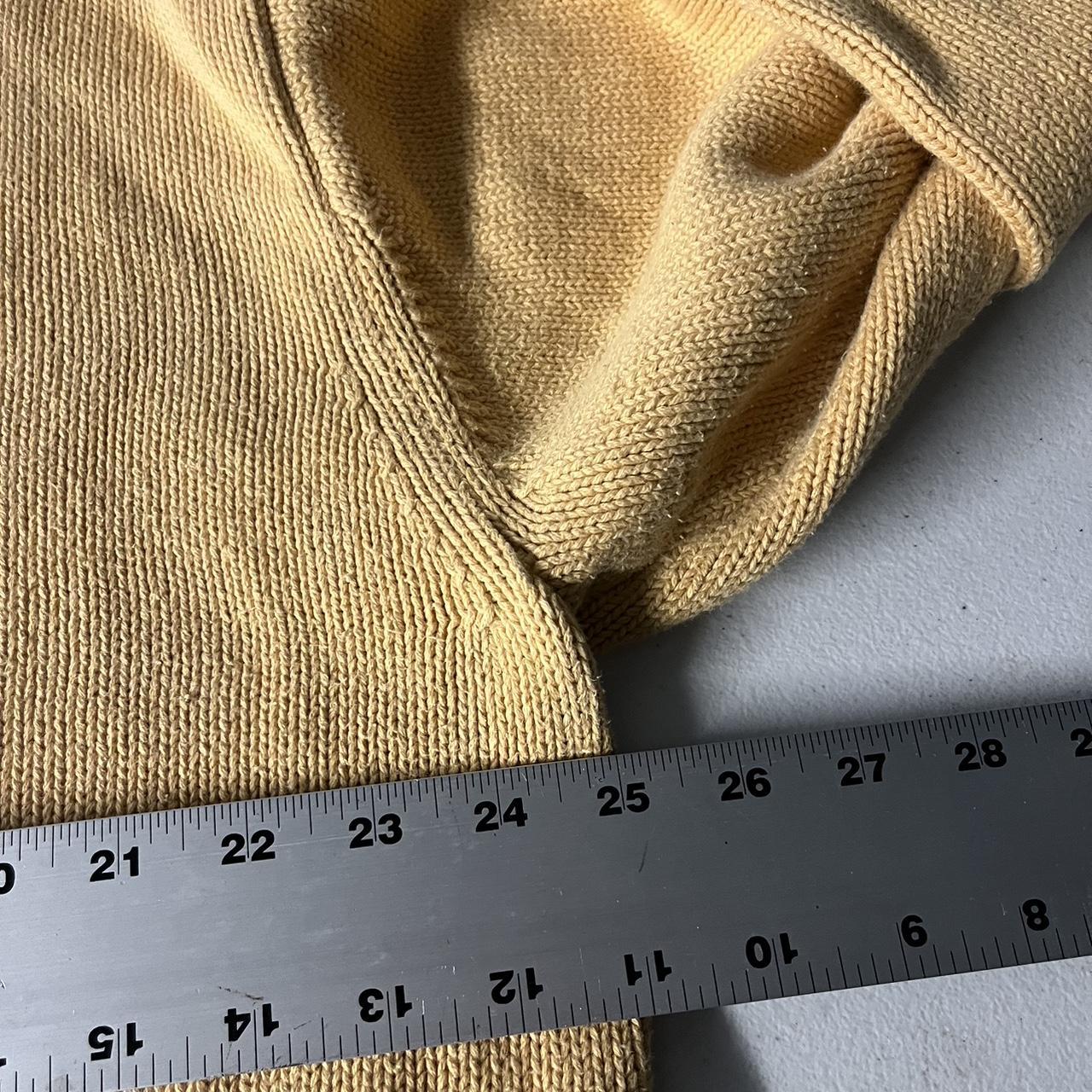 Vintage yellow cropped sweater size... | Depop