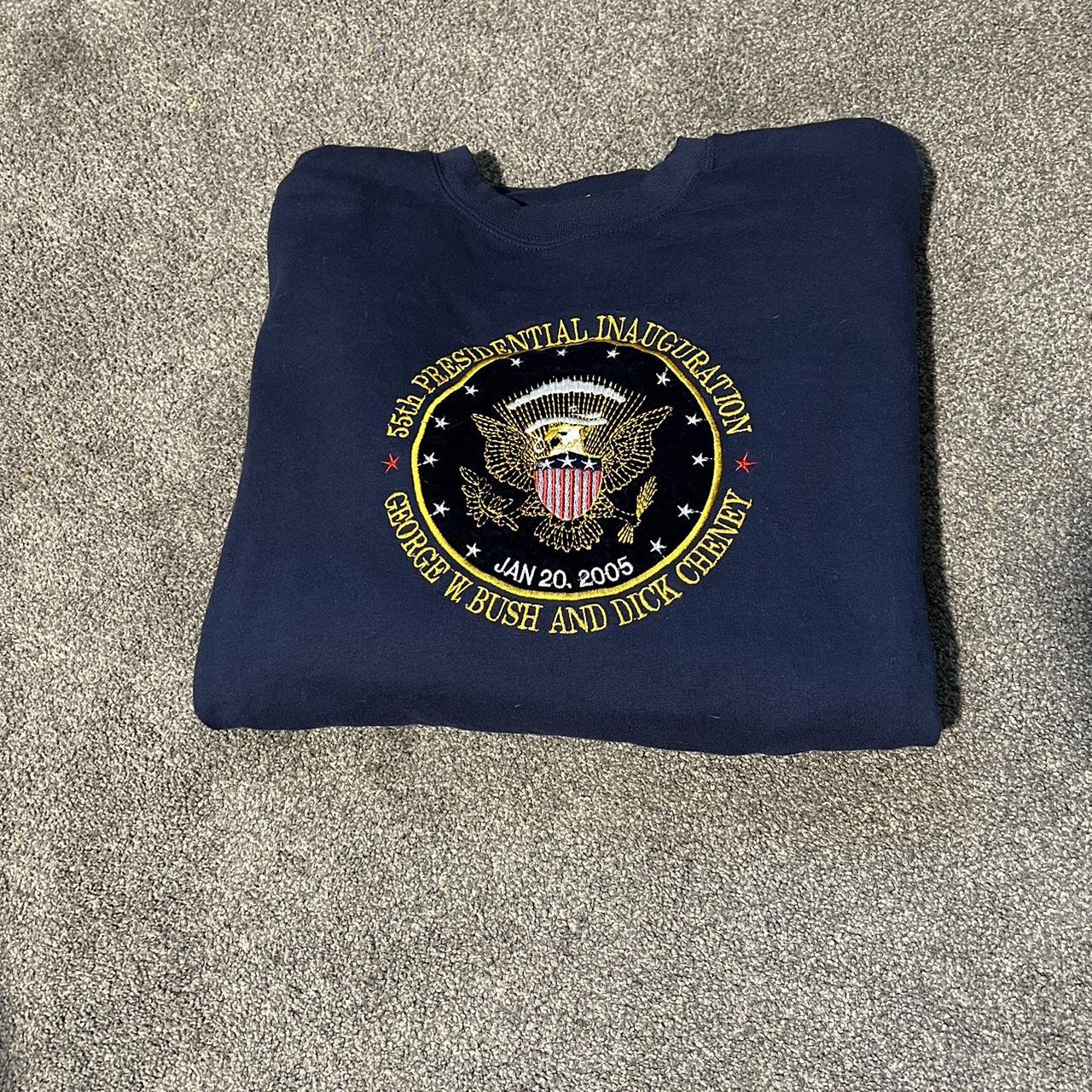 George Bush Crewneck Sweater - Depop