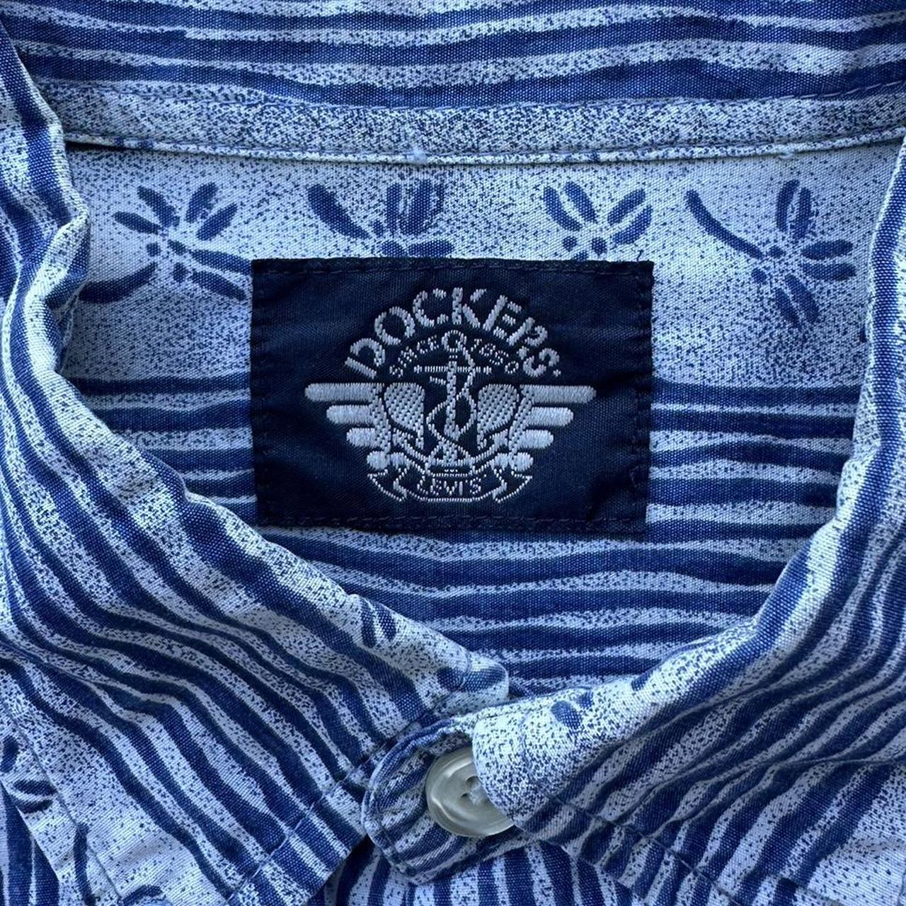 Vtg Mid 90’s Dockers button up shirt Sz L Length:... - Depop