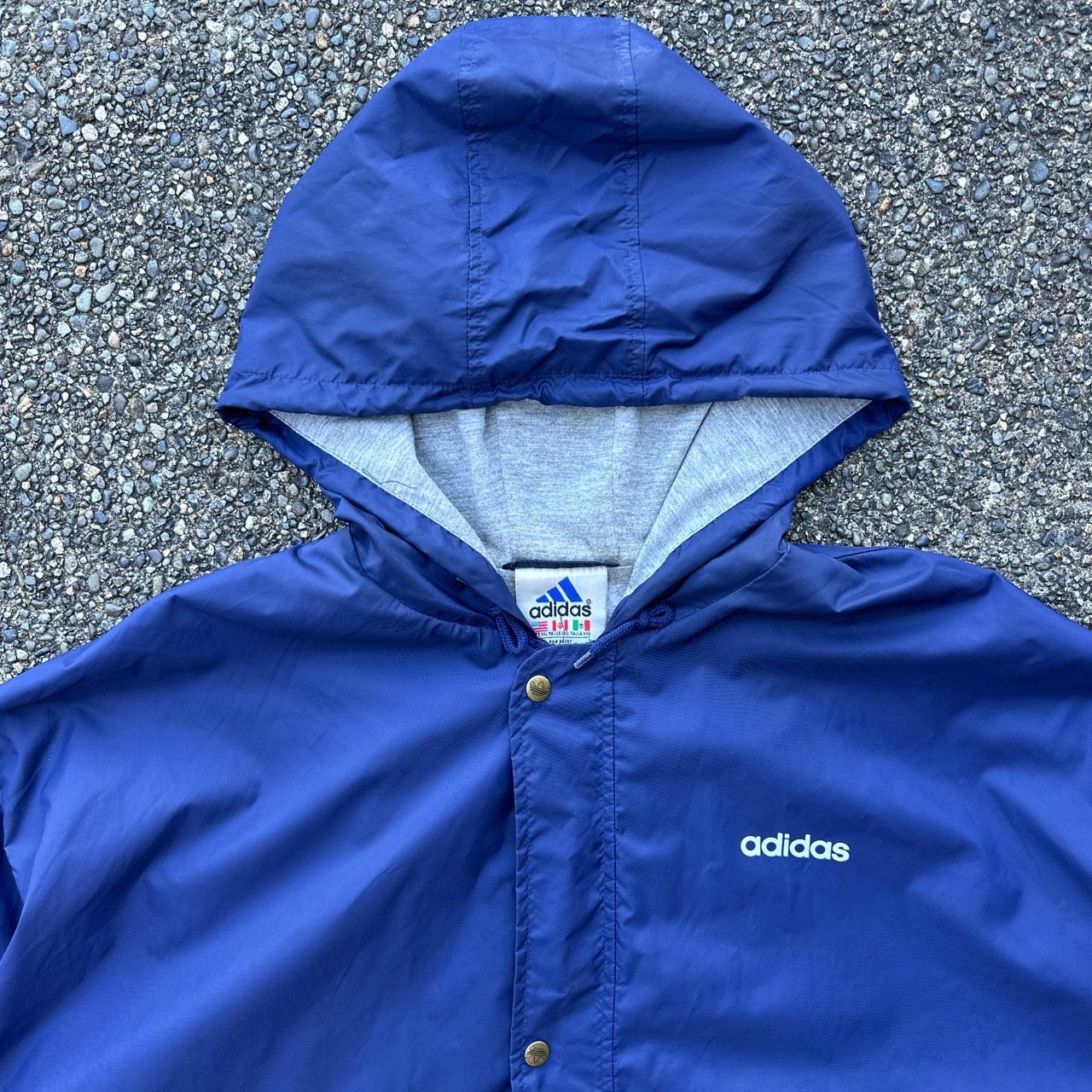 Vtg Mid 90’s Adidas spell-out jacket Sz... - Depop