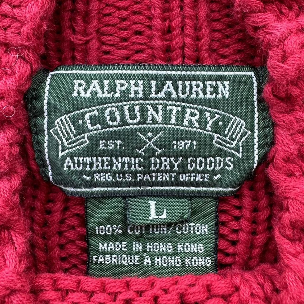 Vtg Ralph Lauren Country mock neck sweater Sz... - Depop