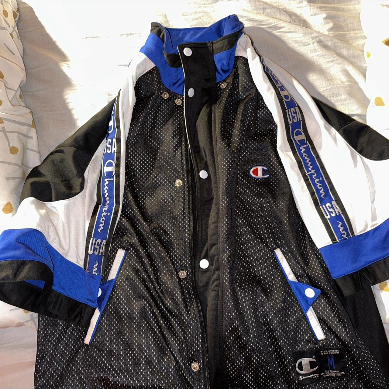 Very Cute Retro Champion Jacket This Design Is Depop
