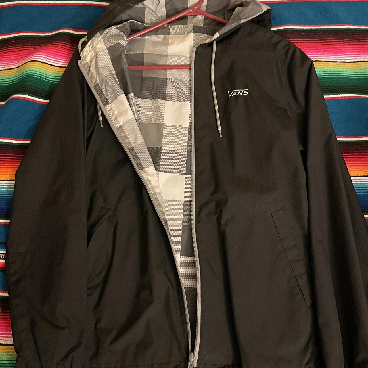 Reversible vintage vans windbreaker Medium - Depop