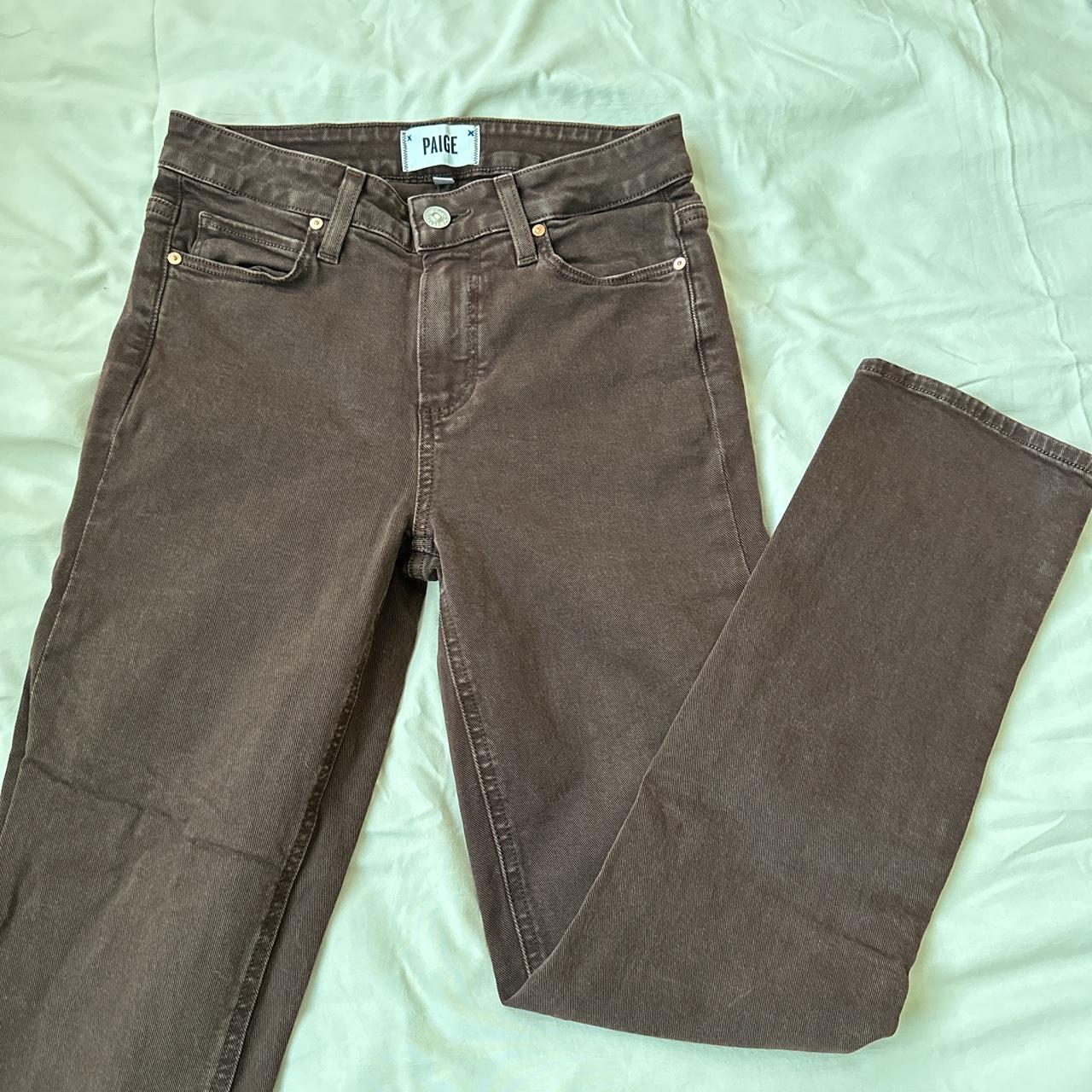PAIGE Women's Brown Jeans | Depop