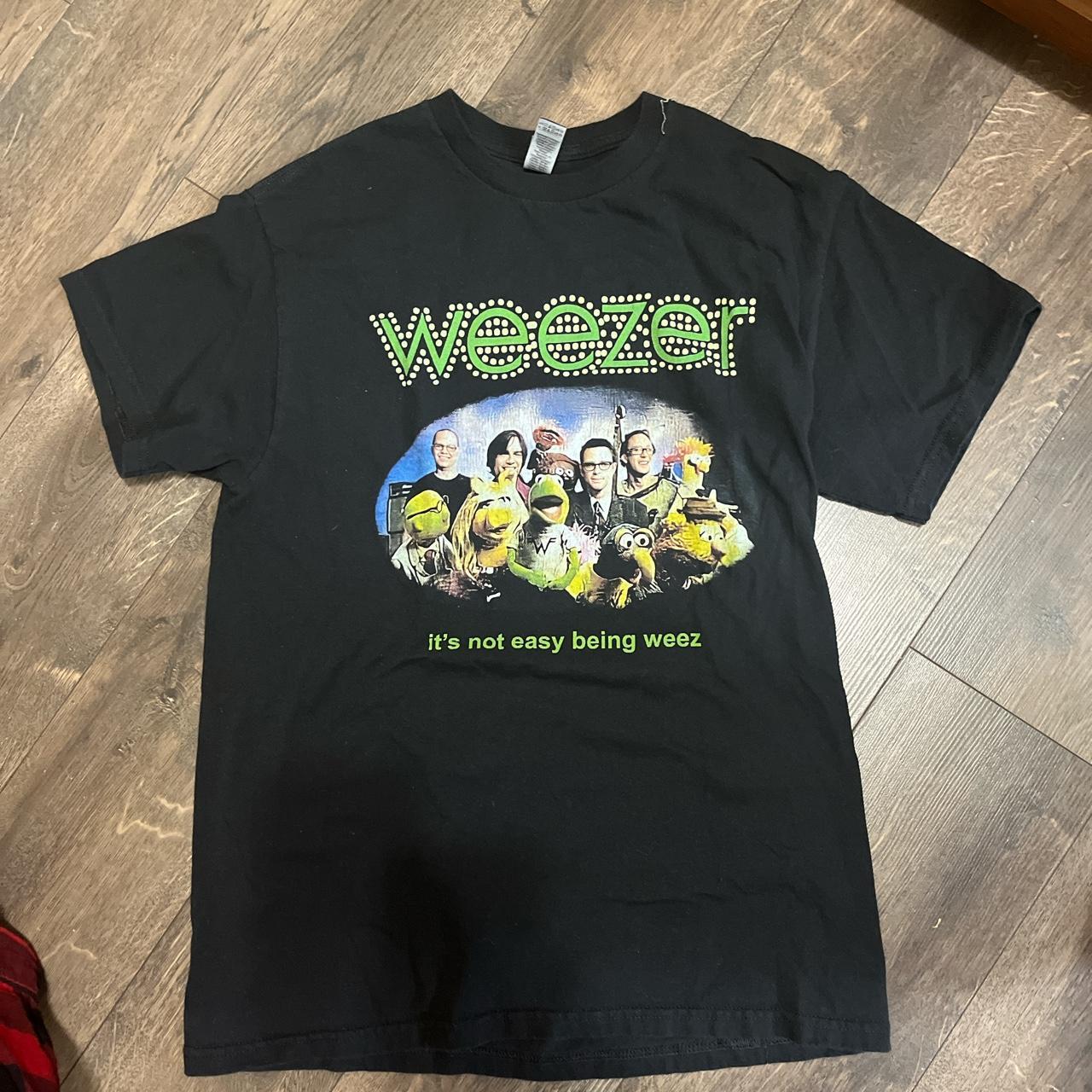 weezer band t shirt size medium men #weez #band - Depop