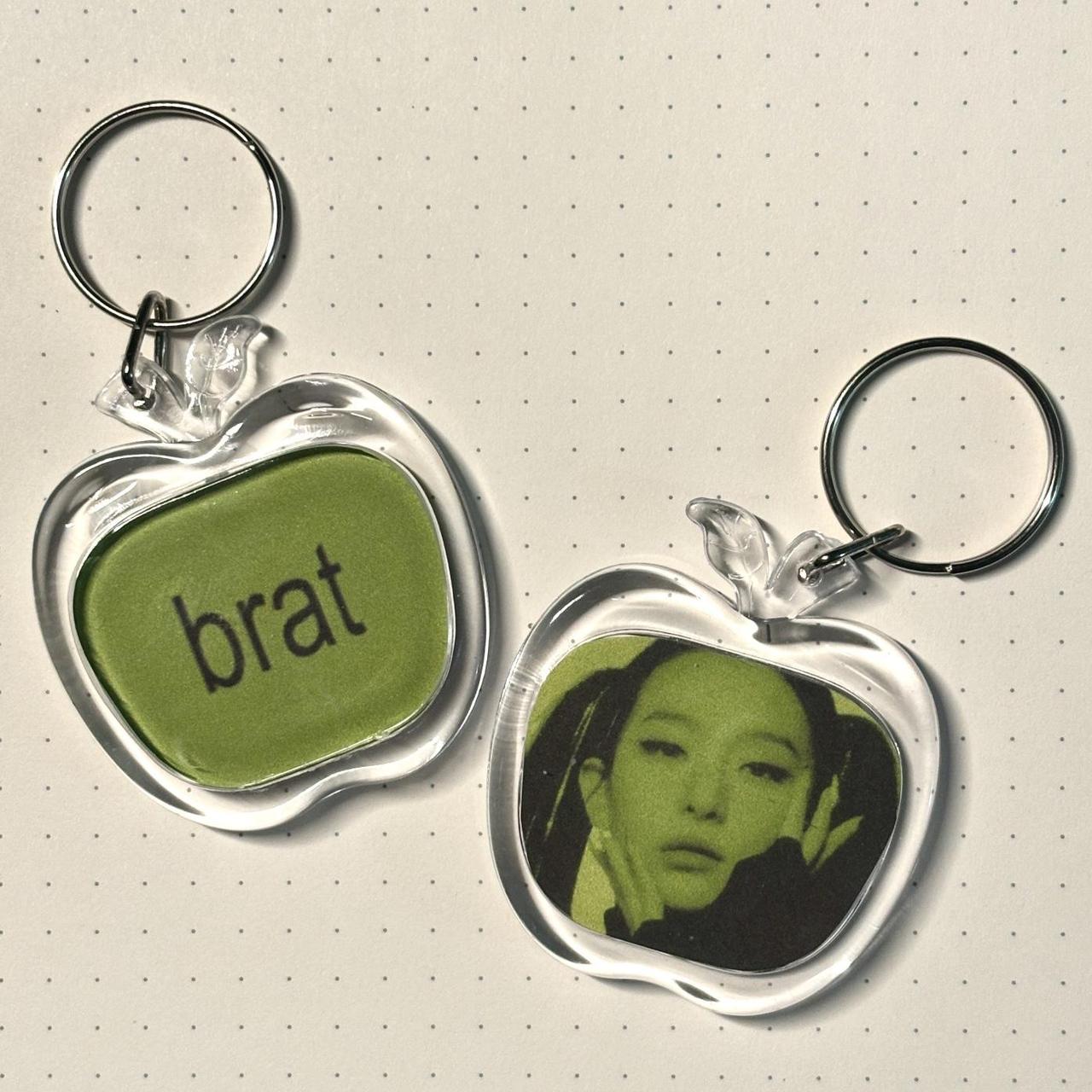 Red velvet Seulgi GOT brat apple keychain 🍏 #seulgi... - Depop