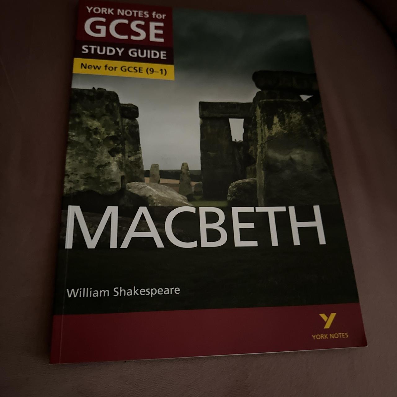 GCSE AQA English Macbeth revision guide - Depop