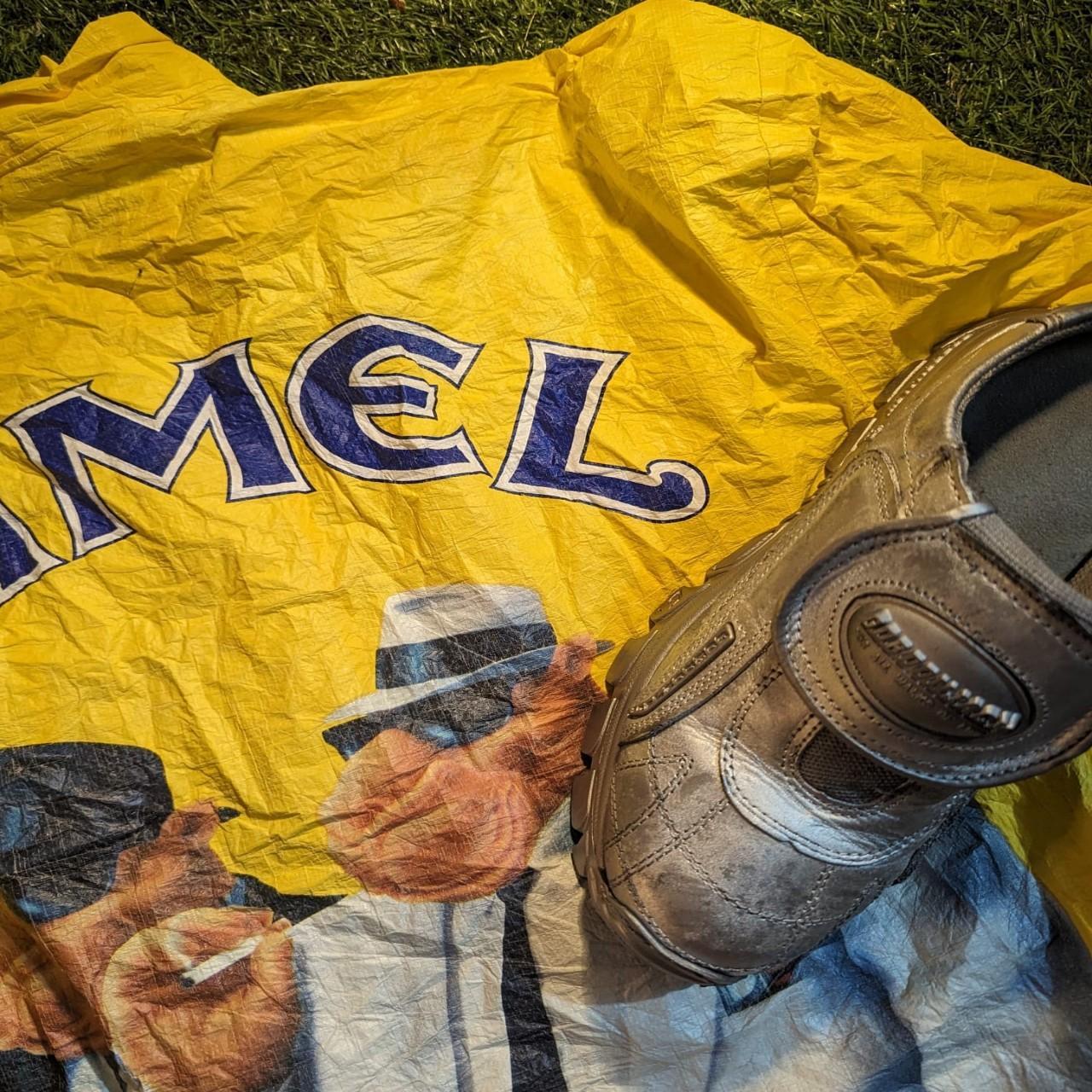 Yellow Camel Joe jacket size 44-46 or XL but fits... - Depop