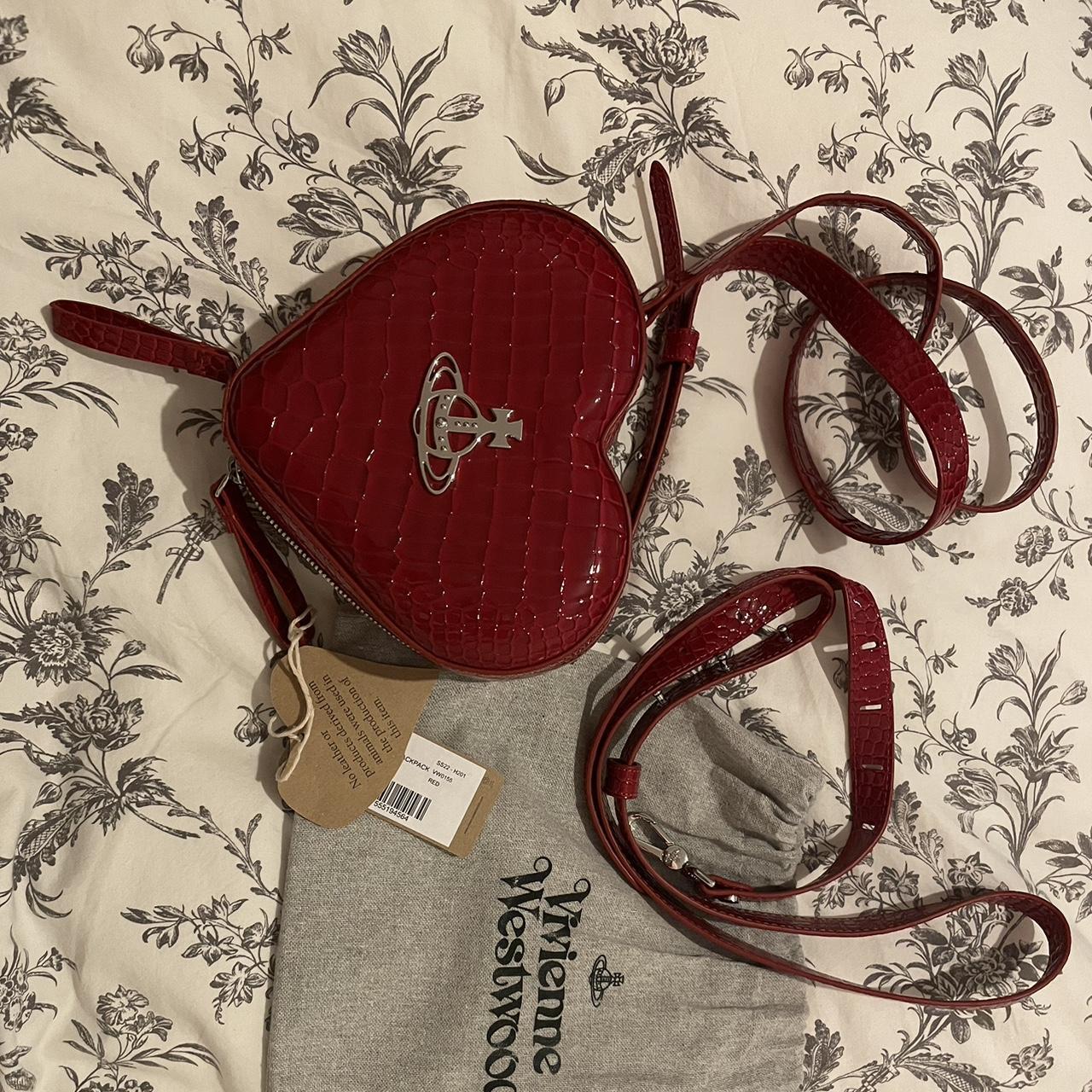 Vivienne Westwood Heart Bag with labels, changeable... - Depop