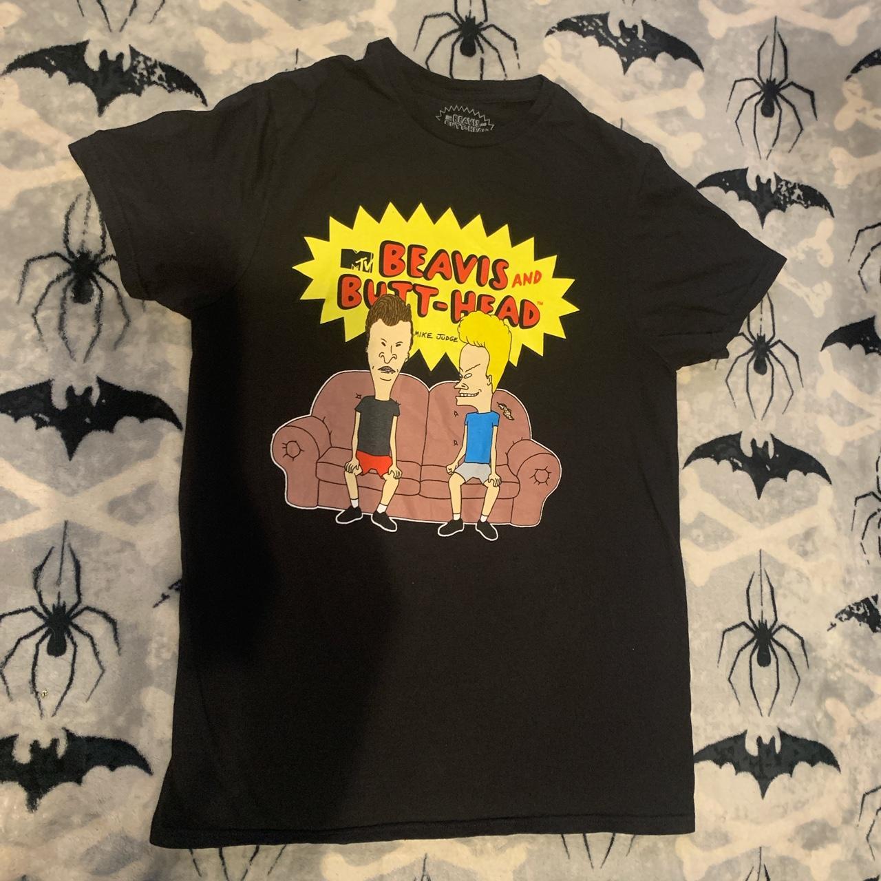 Mike Judge MTV Beavis and Butthead tv show t-shirt ~... - Depop