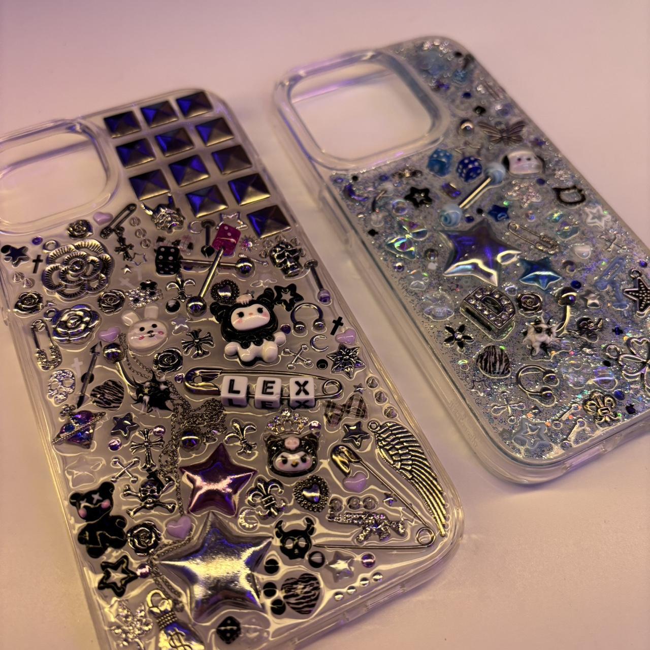 🐯CUSTOM BLING JUNK PHONE CASES💗 personalized junk... | Depop