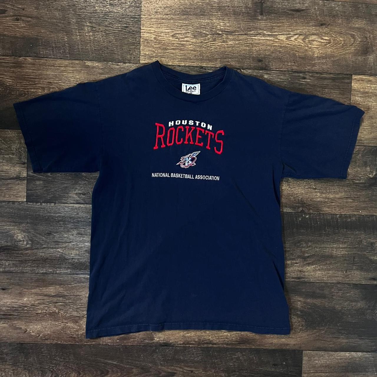 Lee Navy Houston Rockets tee #90s... | Depop