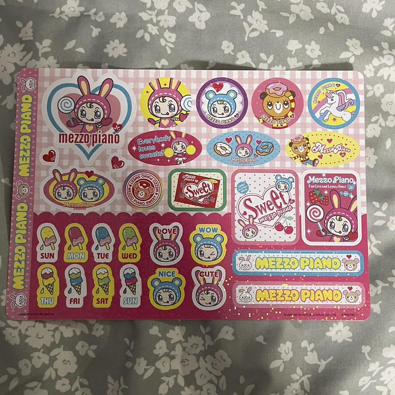 Rare 8x5.5in Mezzo Piano Holographic Sparkle Sticker... - Depop