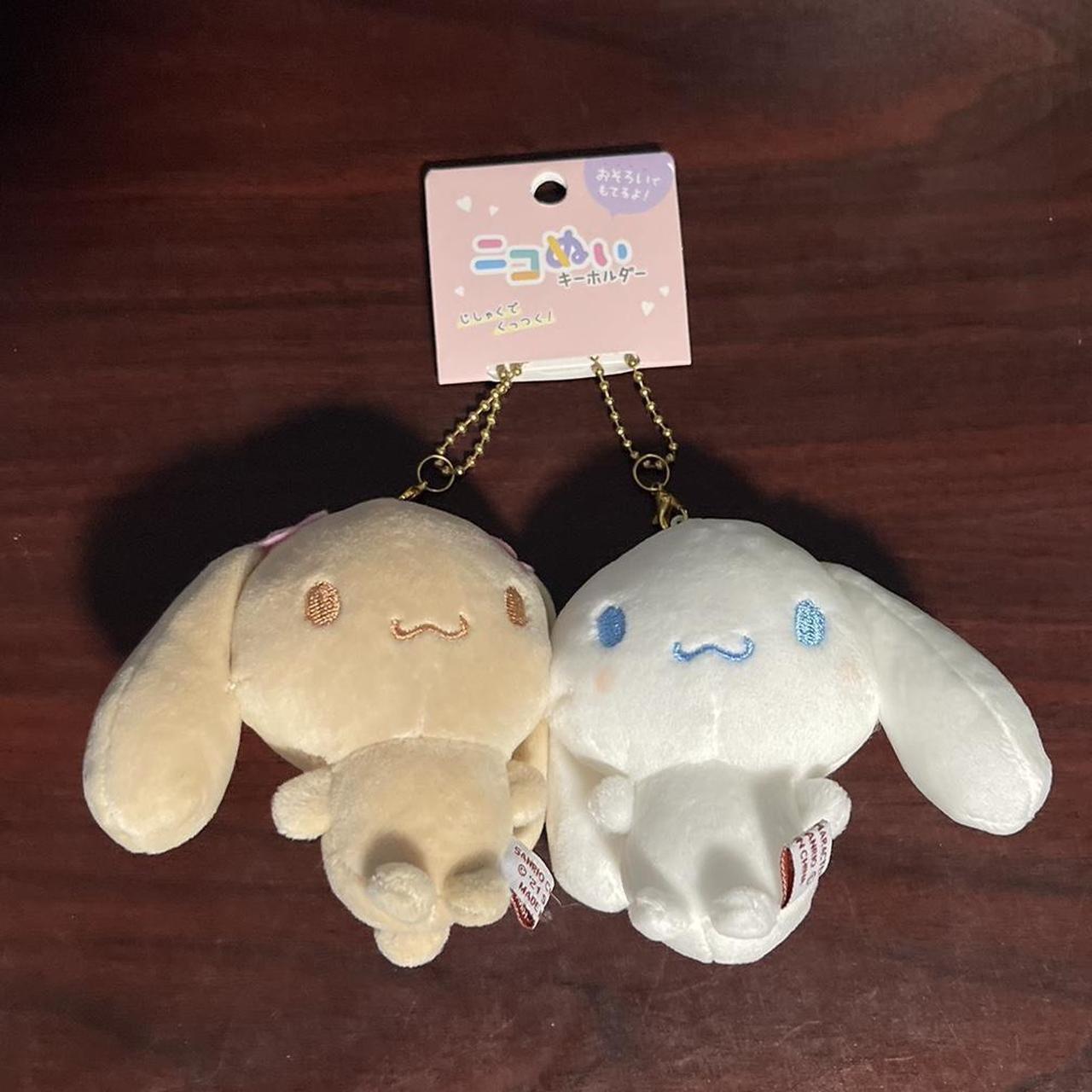 2021 Cinnamoroll x Mocha Magnetic Duo Plush Keychain... | Depop