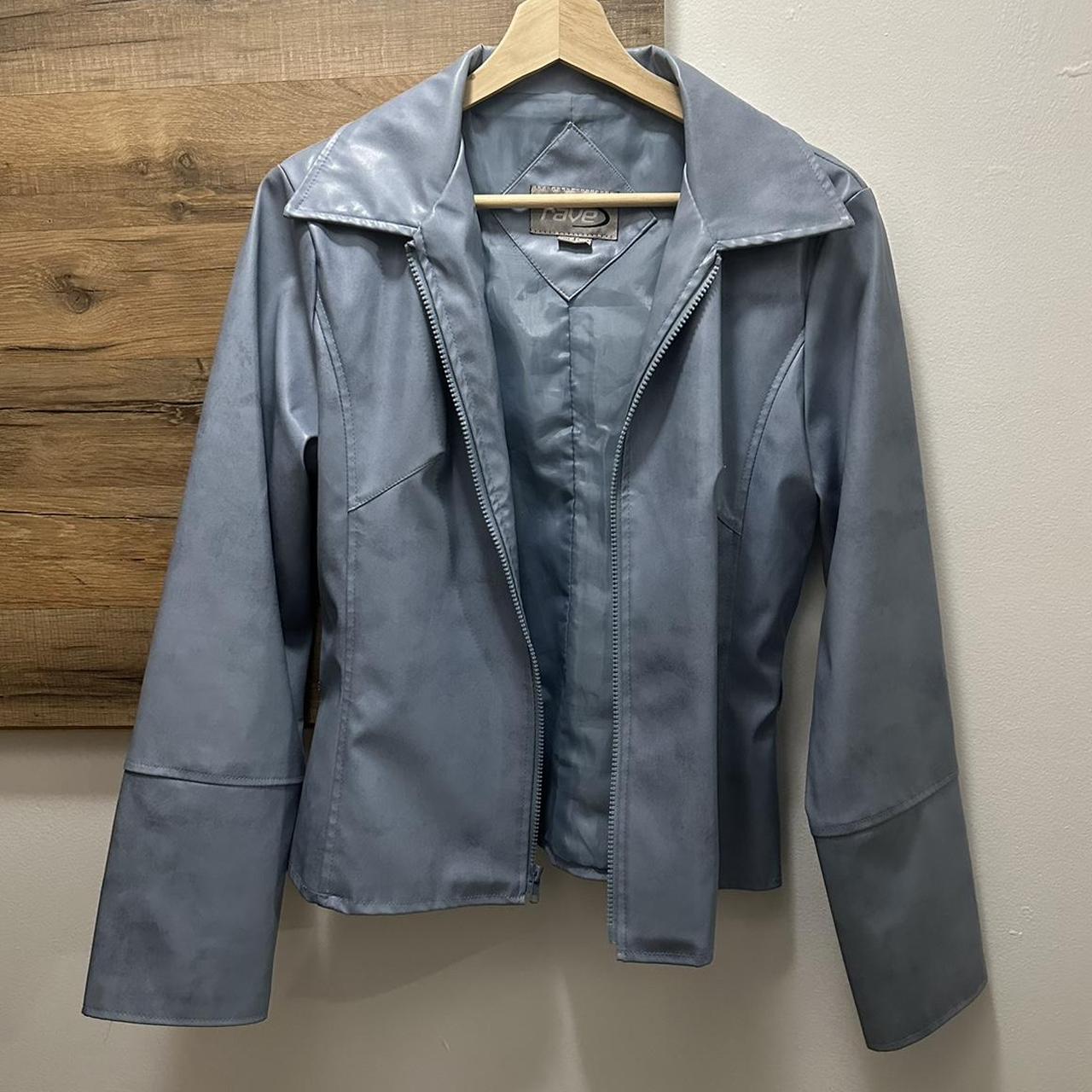 Y2K Blue Rave jacket 💙 - perfect conditions -... - Depop