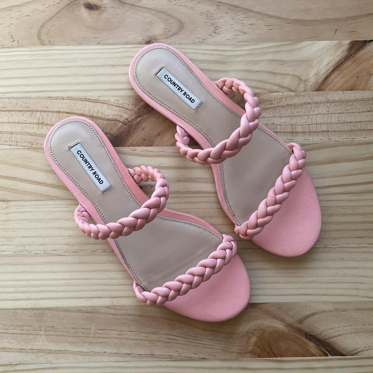 Country Road Slides - Peach Size 36 (AU... - Depop