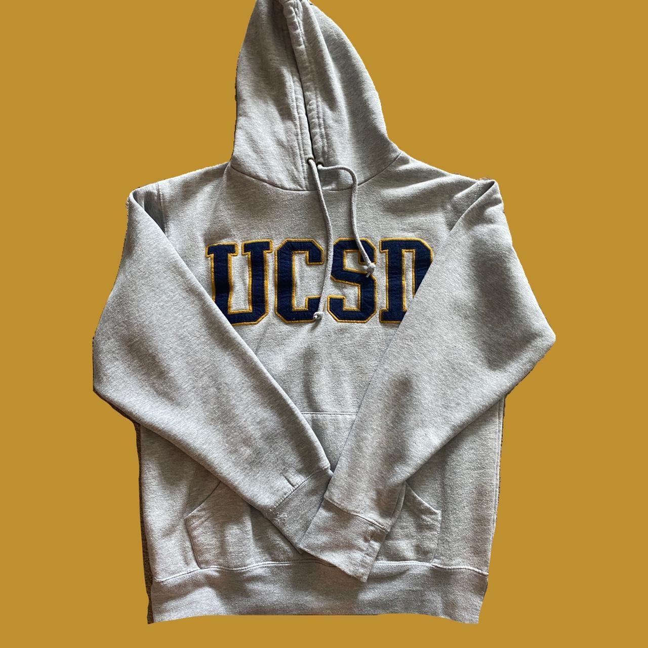college hoodie uc san diego hoodie. size small fits... - Depop