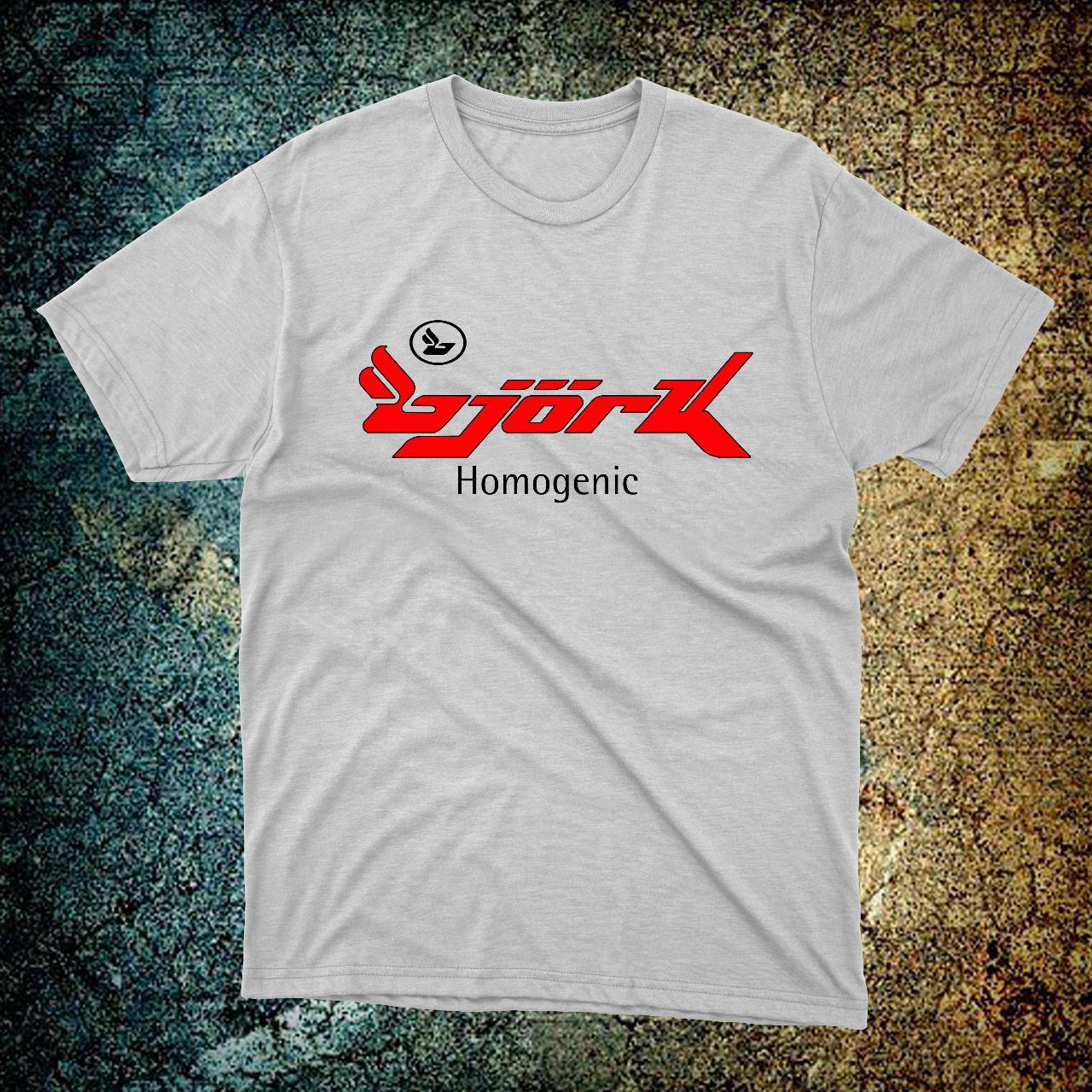 Bjork homogenic T-Shirt 100% Heavy Cotton Available... - Depop