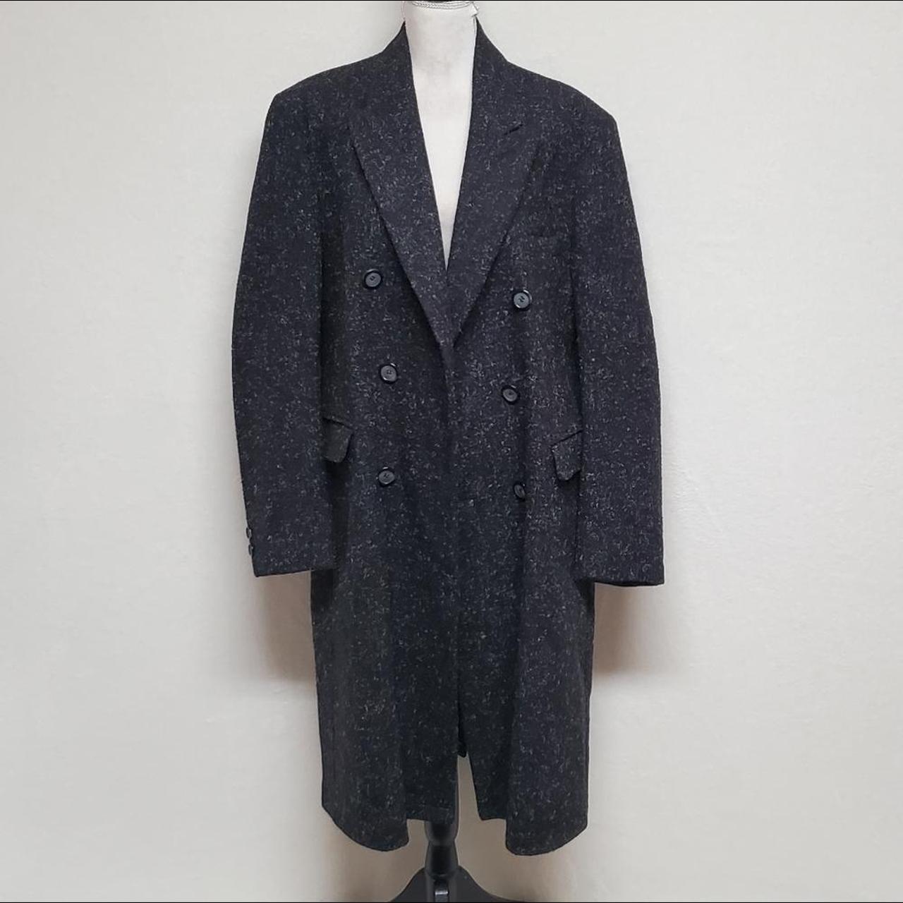 60s Vintage Falcone Don Mart Black White Speckled... | Depop