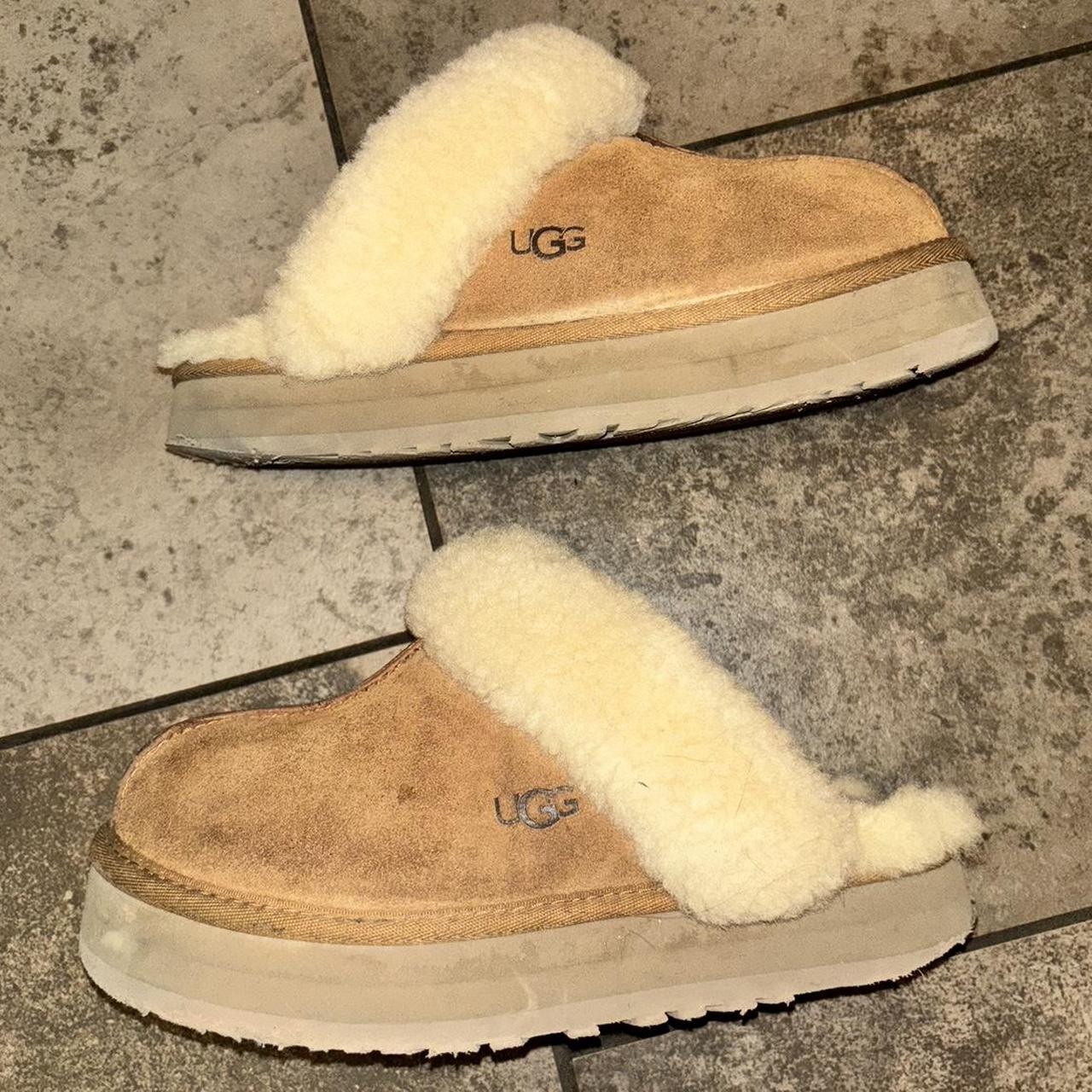 UGG Disquette Platform Slippers Chestnut, women’s... - Depop