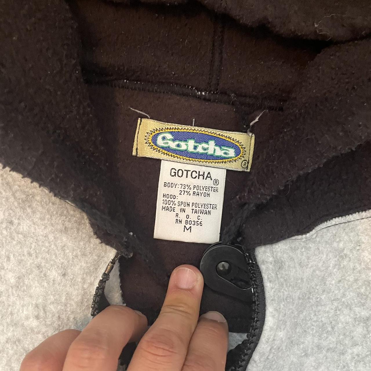 Vintage Gotcha Anorak Hoodie Sweater 90s Surf Skate... - Depop