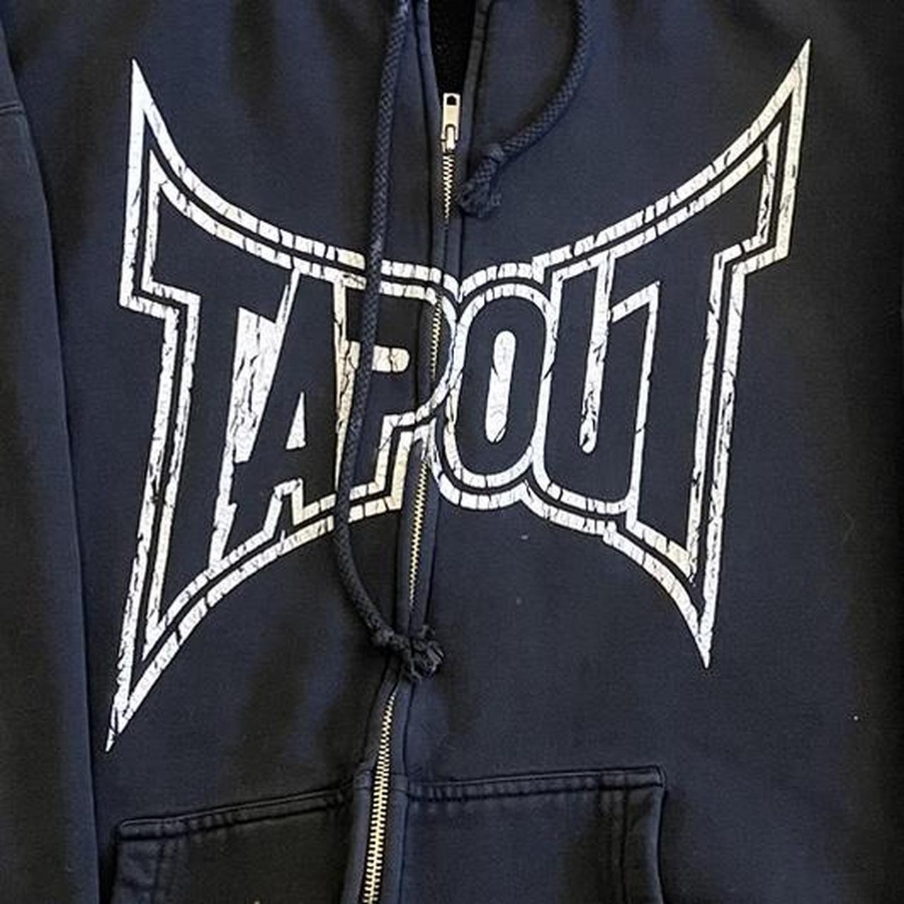 Crazy Y2k Tapout Zip Up Hoodie HMU WITH OFFERS •Size... - Depop