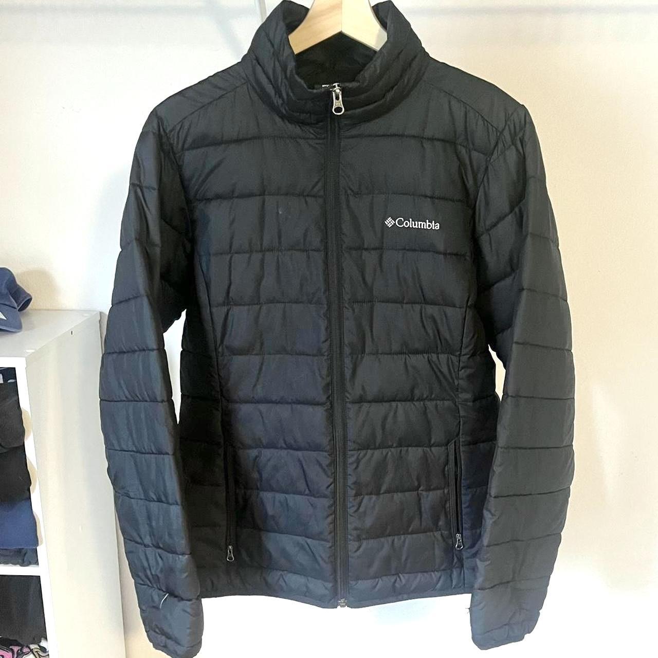 Black Columbia Puffer Jacket •Size SMALL true to... - Depop