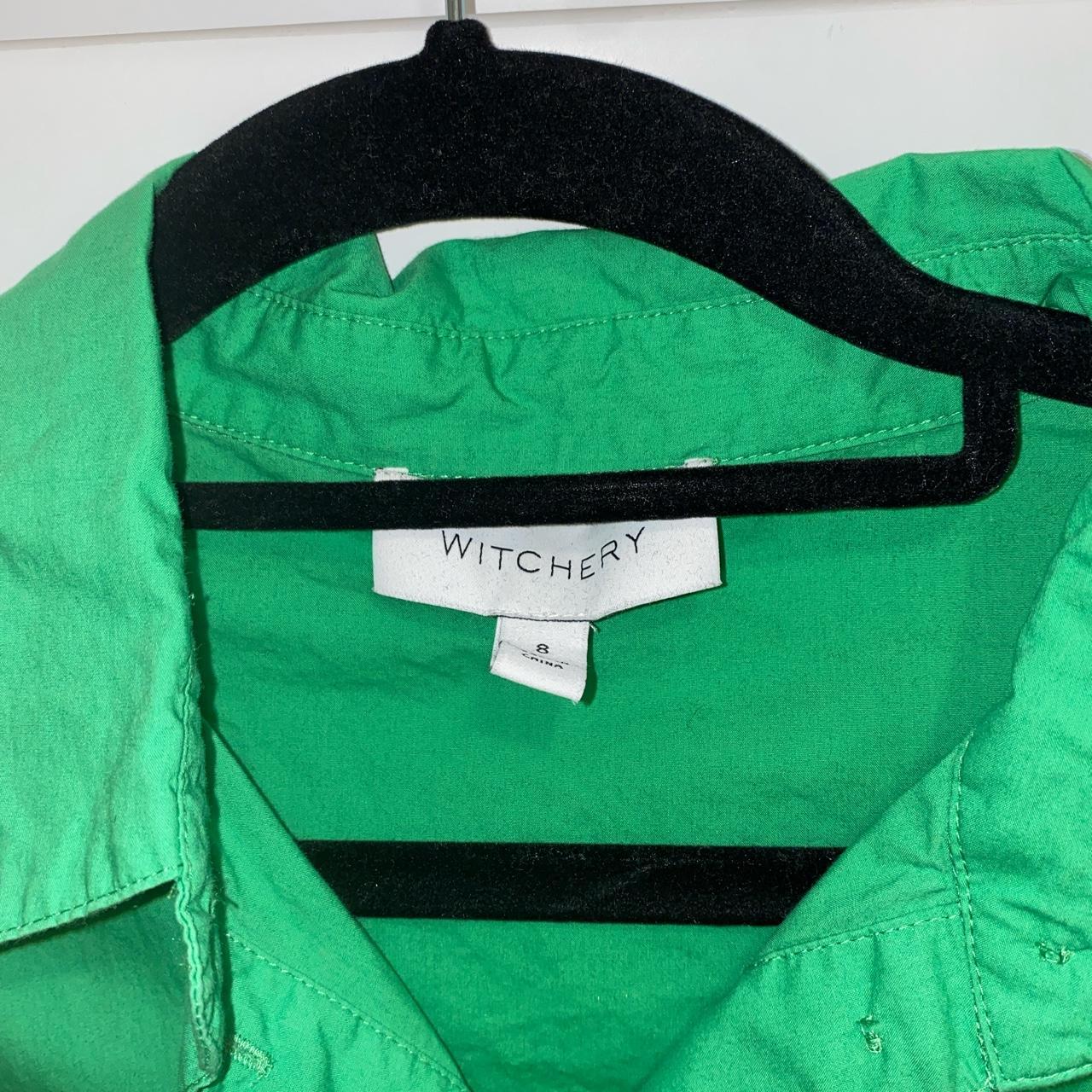 #witchery shirt 100% cotton Size 8 Oversized style - Depop