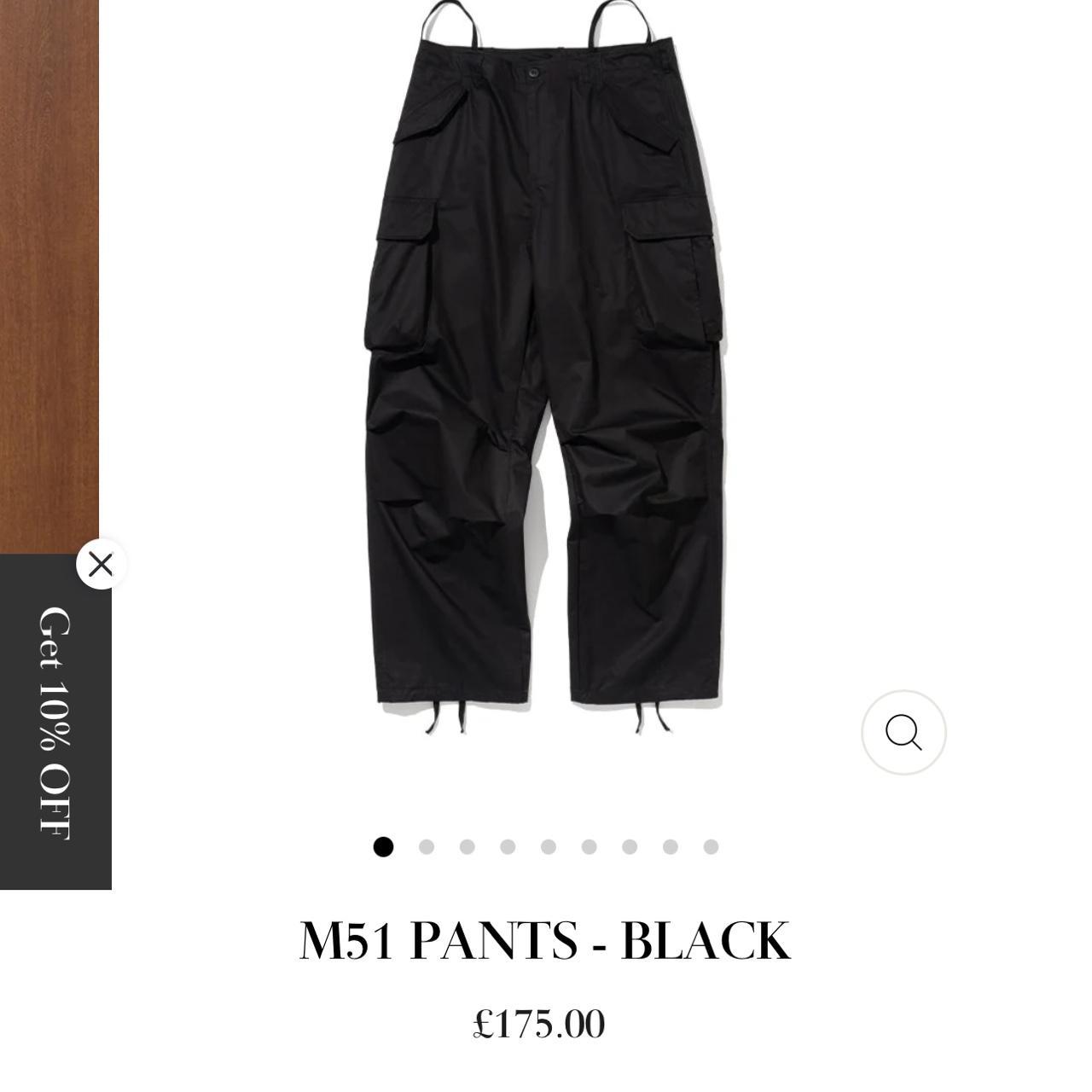 Uniform Bridge M51 Cargo Pants in Black Wardrobe... - Depop