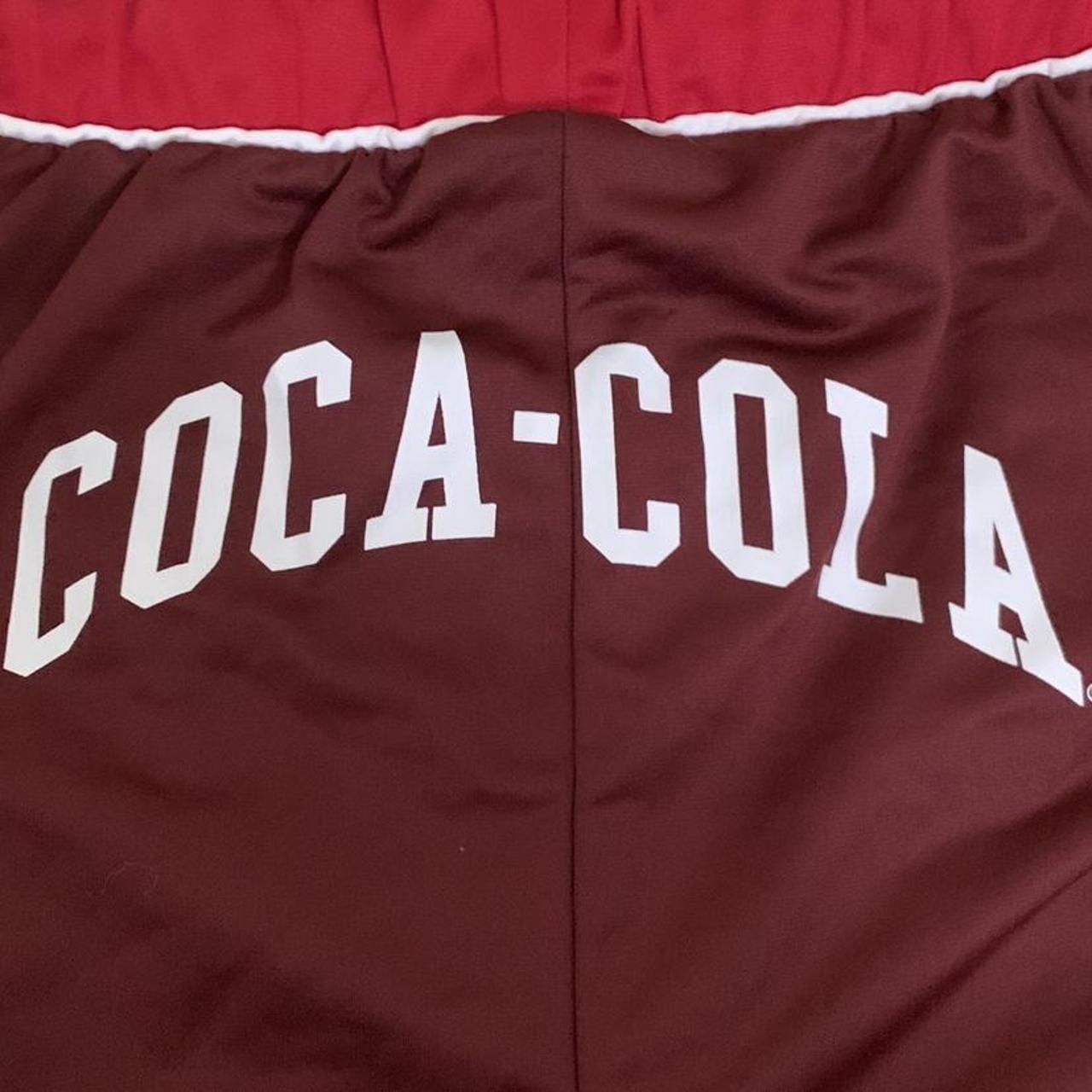 🧃 silky coca cola sweatpants 🧃coca cola on back... - Depop
