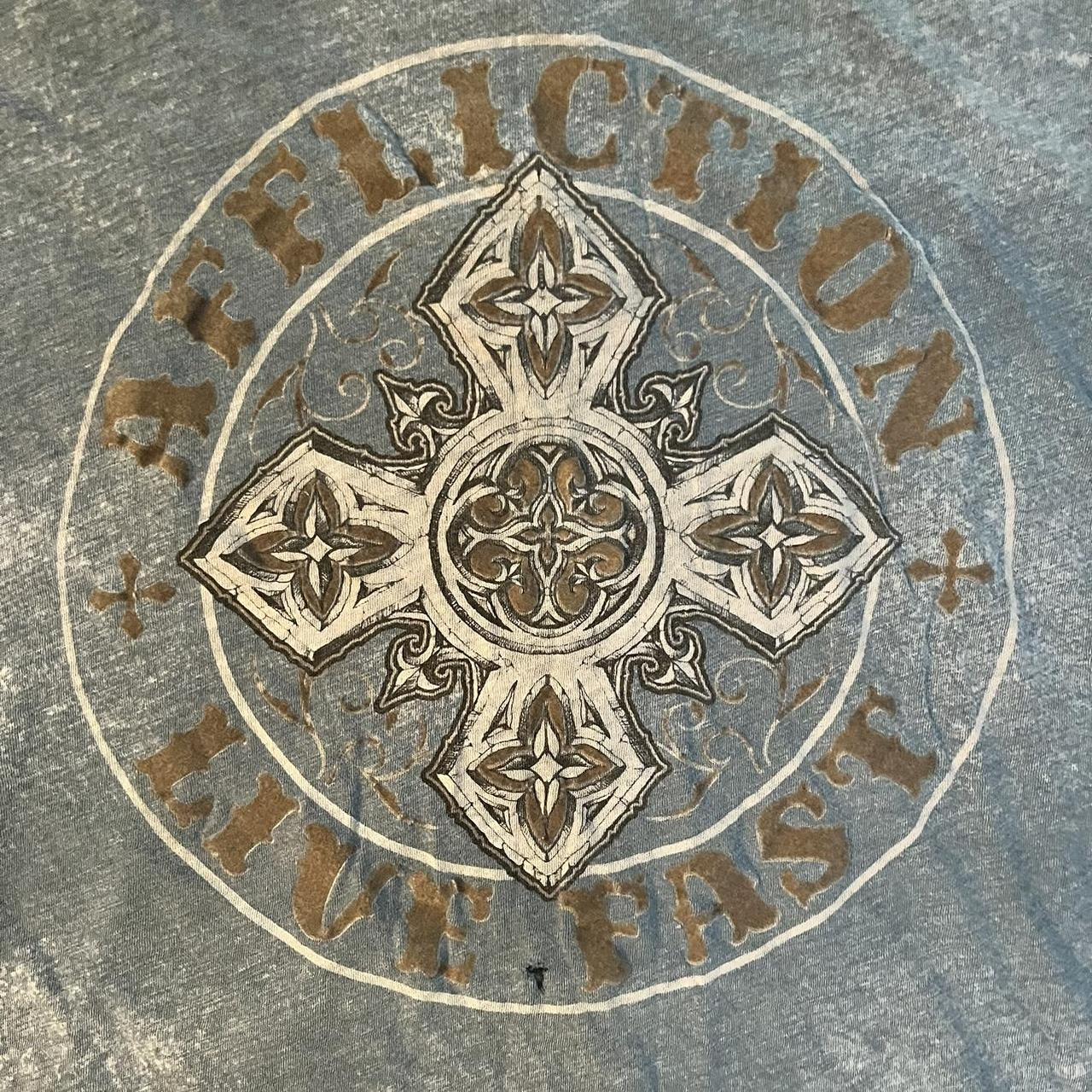 Affliction graphic shirt No flaws absolutely... - Depop