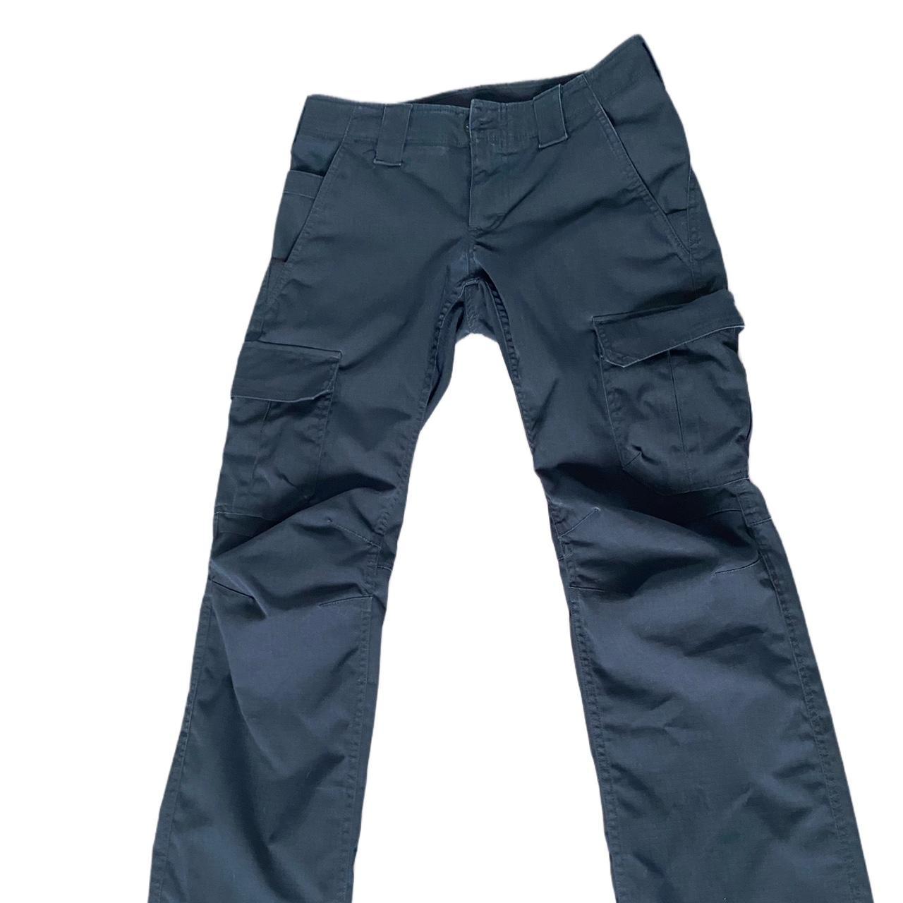 Low rise black cargos - Depop