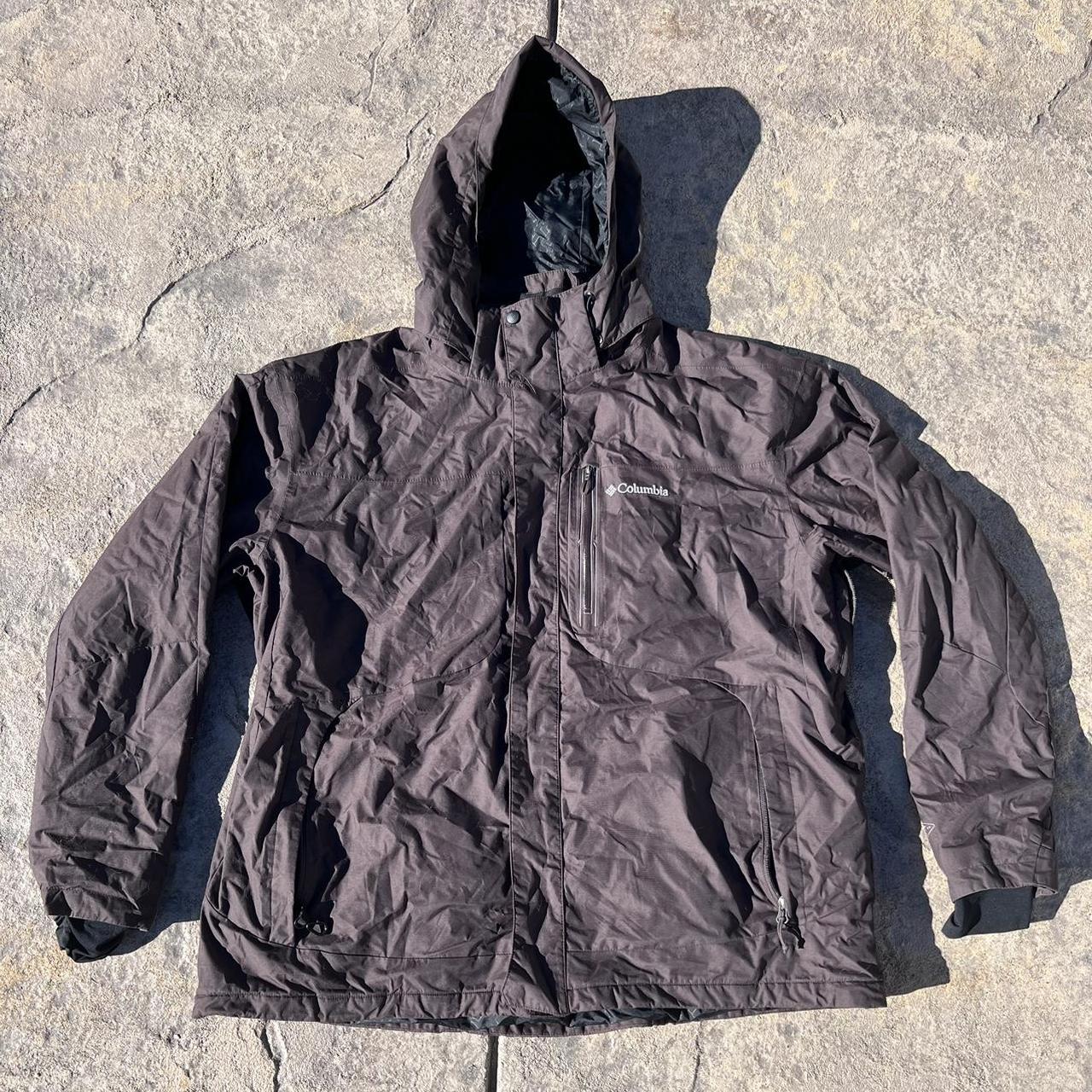 Colombia Grey Ski Jacket - Depop