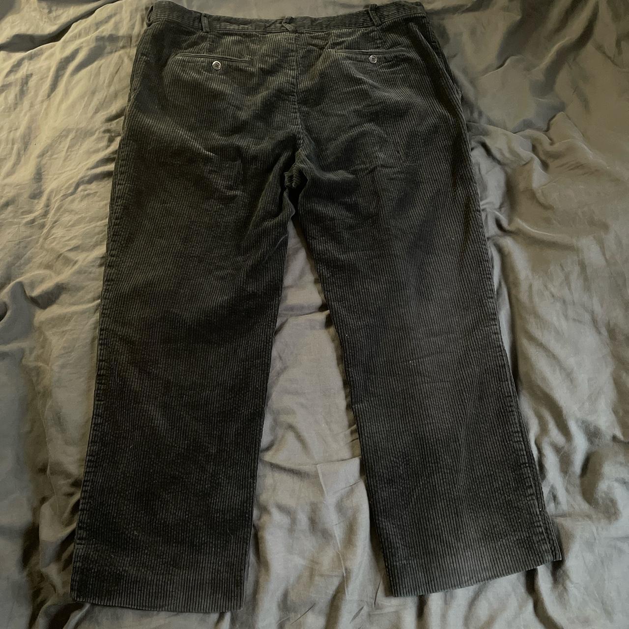 Jumbo Cord Trousers Straight Leg Vintage 90s... - Depop