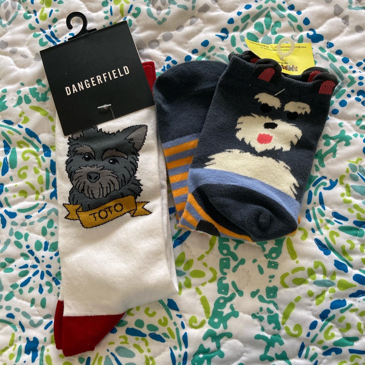 Dog sock bundle: Dangerfield Toto Wizard of Oz socks... - Depop