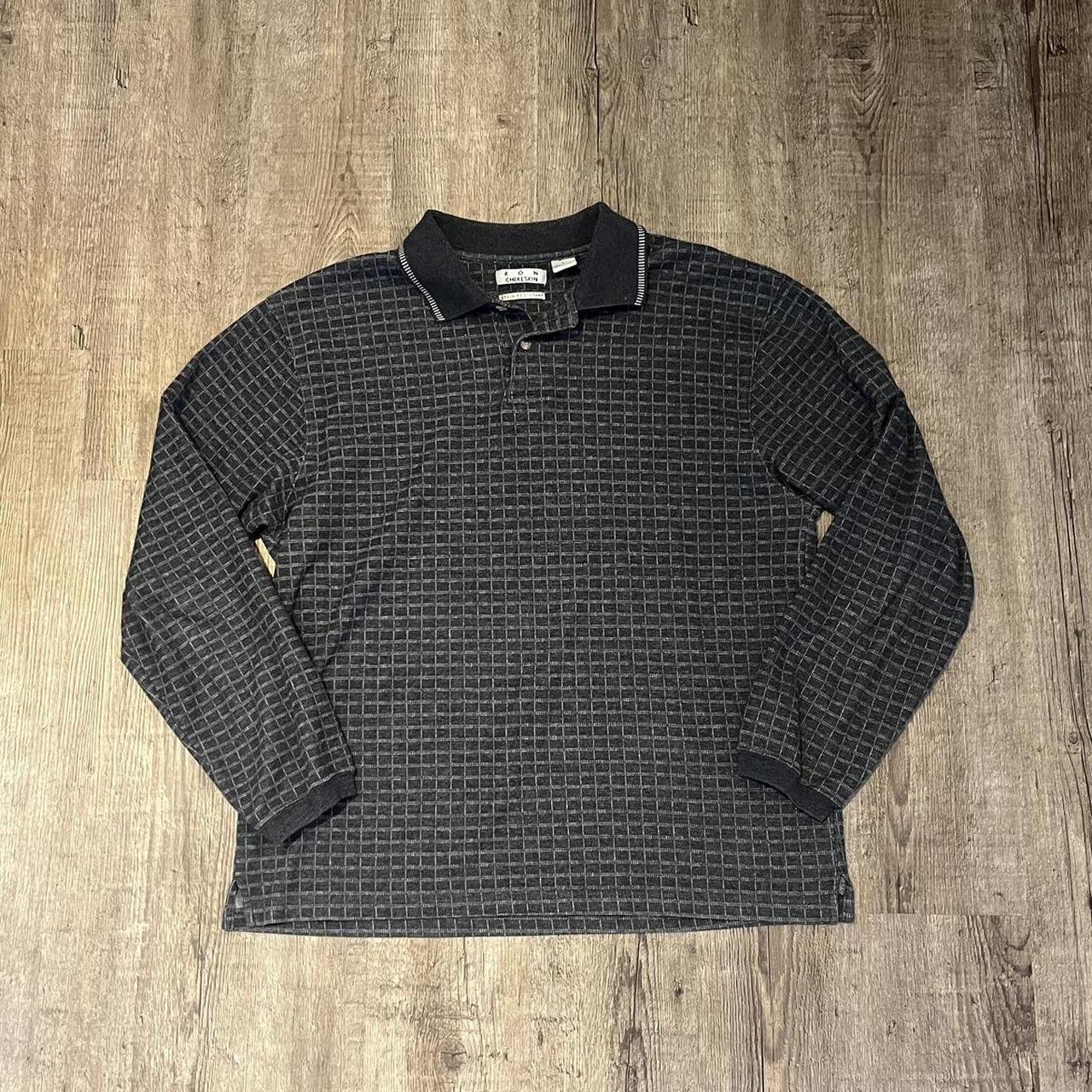 Vintage Ron Chereskin Long Sleeved Polo Almost no... - Depop