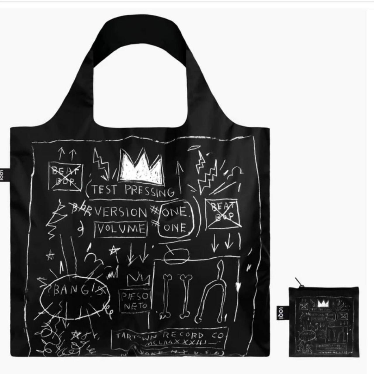 Jean Michel Basquiat Crown Tote by LOQI Material:... - Depop