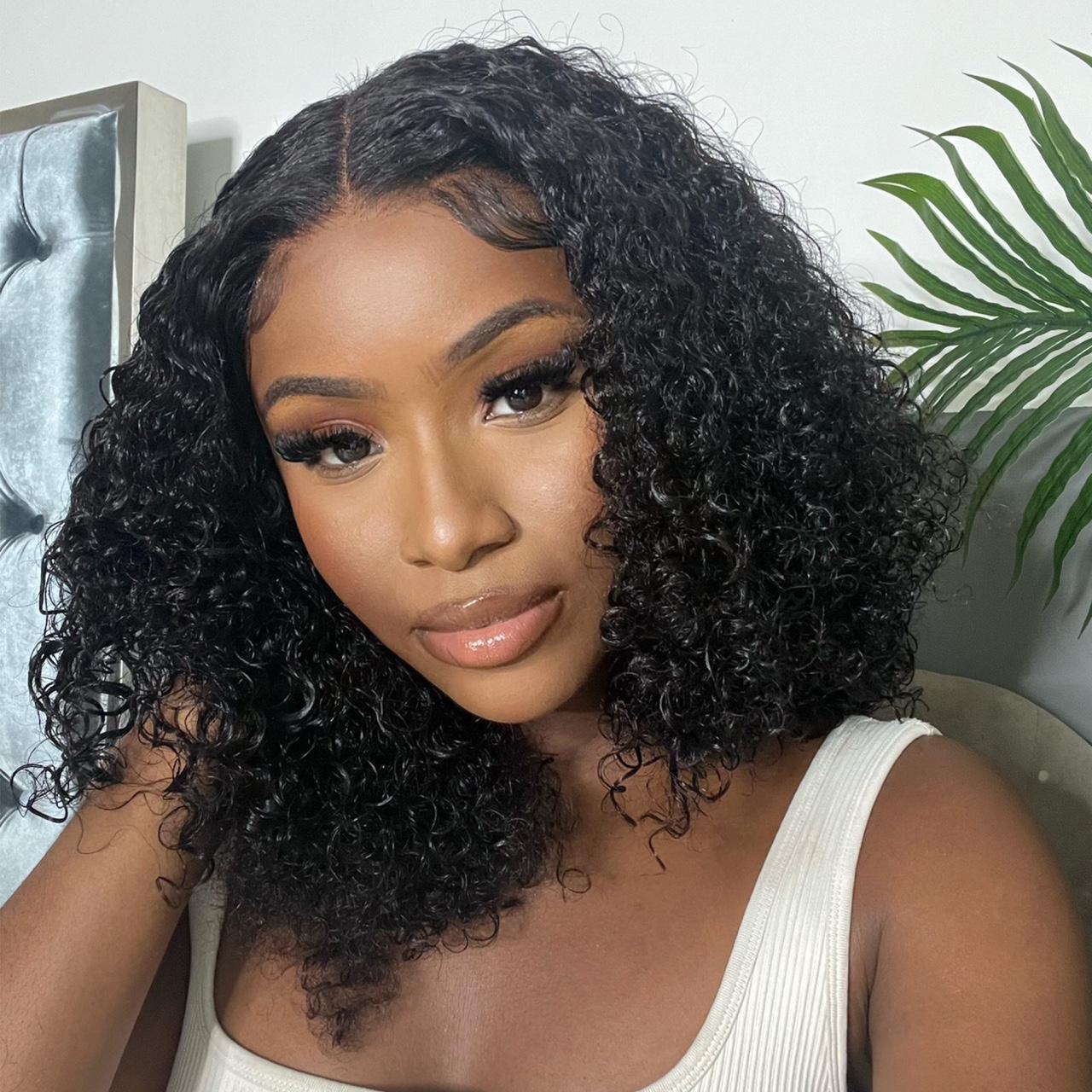 16’ 4x6 Closure KINKY curly wig from QVR hair - Depop