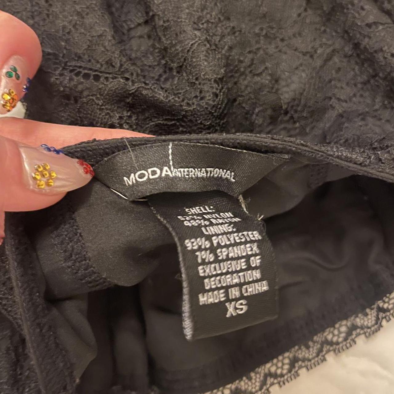 Moda International Women's Black Corset | Depop