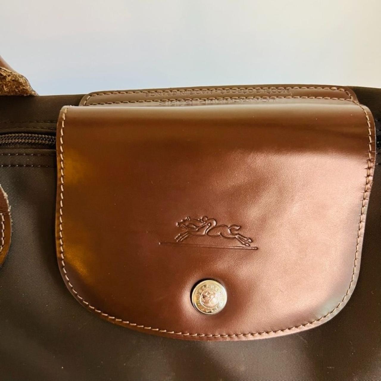 Longchamp Le Pliage Chocolate Brown Nylon Large... - Depop